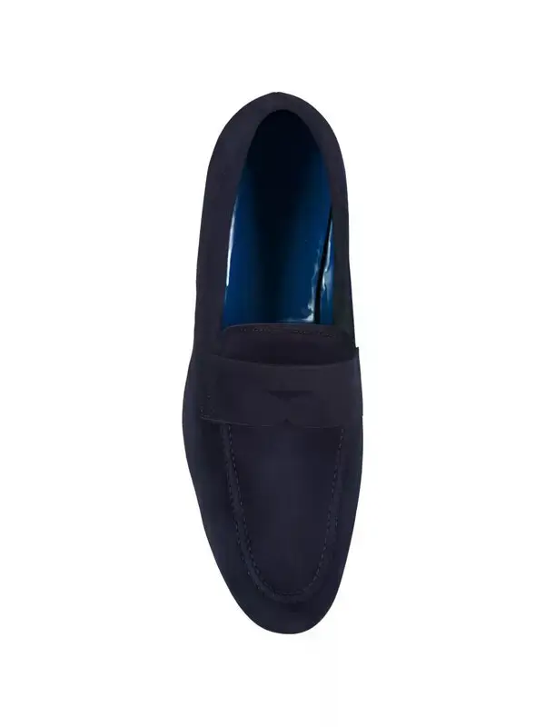 G. BROWN SHOES Turin Suede Penny Loafers