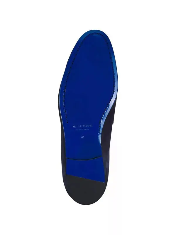 G. BROWN SHOES Turin Suede Penny Loafers