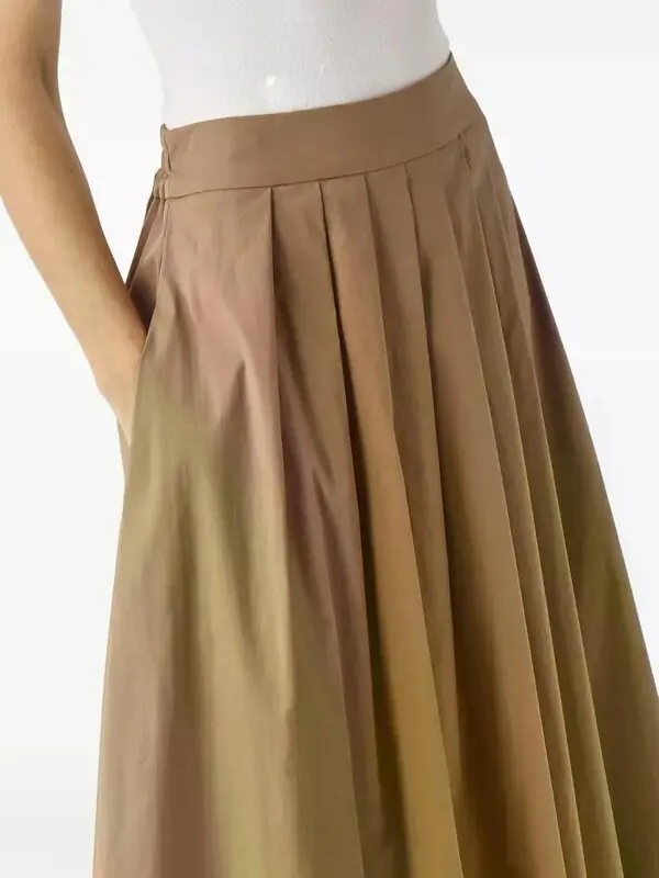 PT TORINO Pleated Midi Skirt