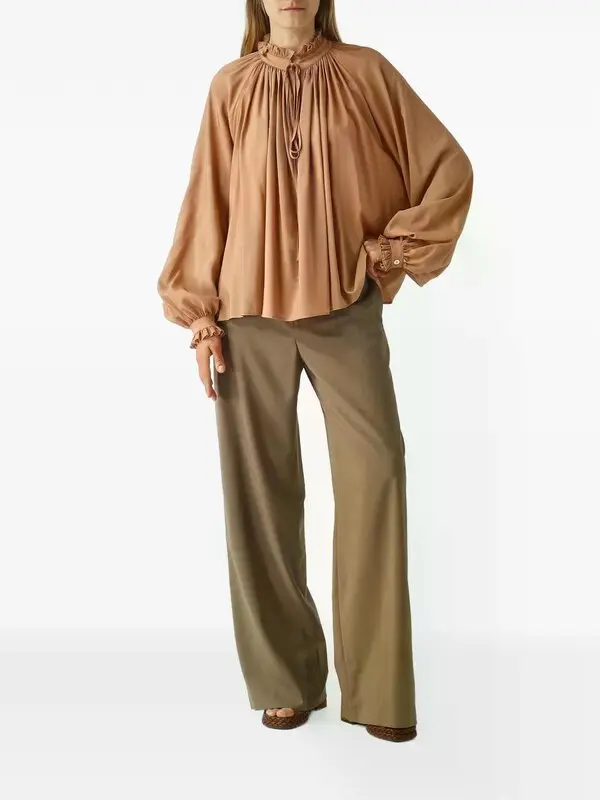 PT TORINO Wide-leg Elasticated Waist Trousers