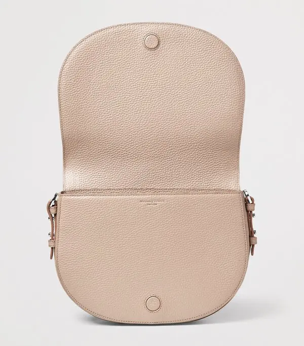 ASPINAL OF LONDON Leather Stella Cross-body Satchel - Neutral