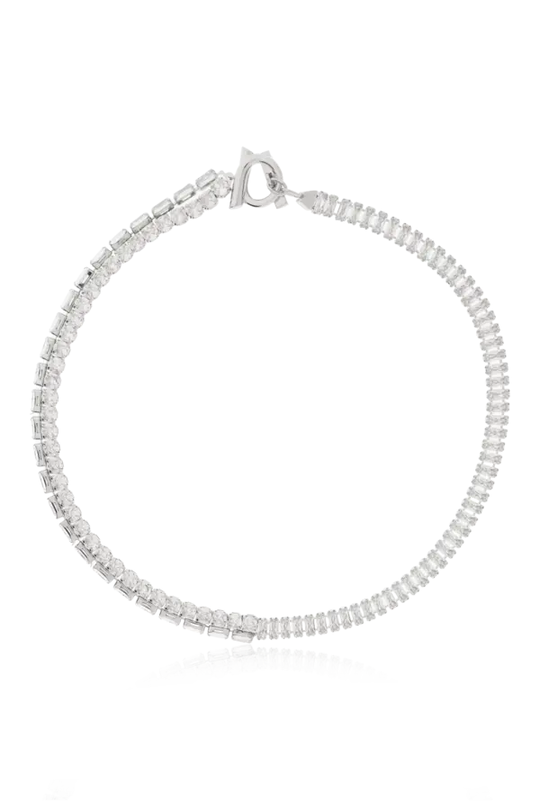 FERRAGAMO Crystal Necklace - Silver