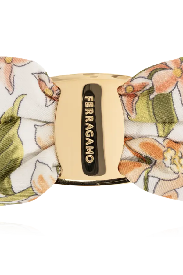 FERRAGAMO Floral Motif Hair Clip