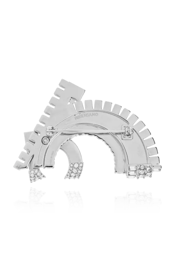 FERRAGAMO Crystal Brooch