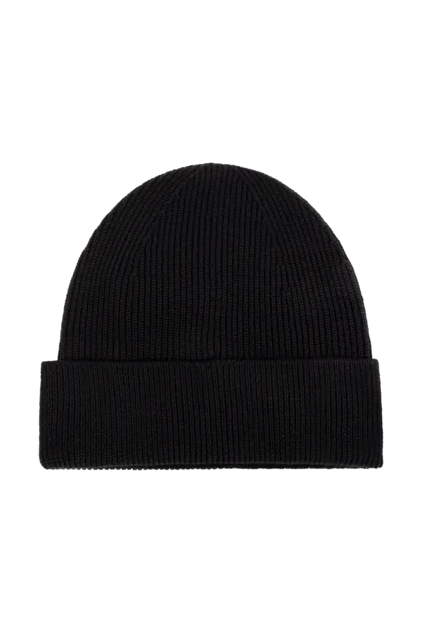 Balmain Wool Beanie With Logo Patch