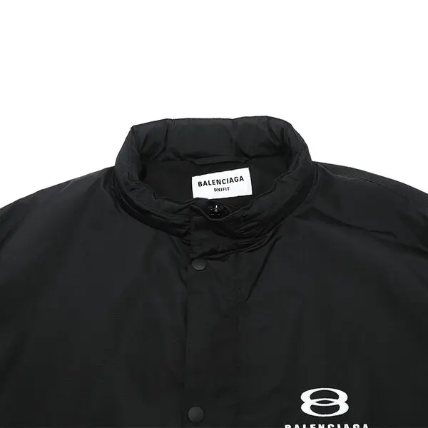 Balenciaga Logo Intarsia Raincoat