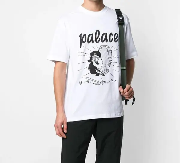 PALACE Nugget Gold Printing Short Sleeve - White