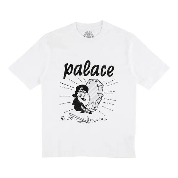 PALACE Nugget Gold Printing Short Sleeve - White