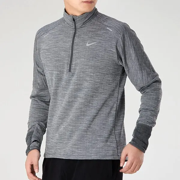 Nike Sphere Dri-fit Half Zipper Fleece Pullover - Grey
