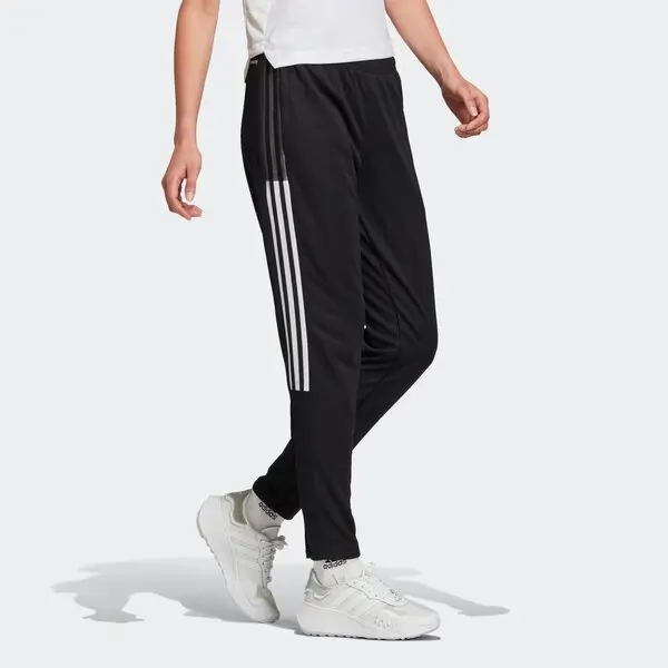 Adidas Tiro 21 Casual Breathable Stripe Logo Sports Pants/trousers/joggers Black