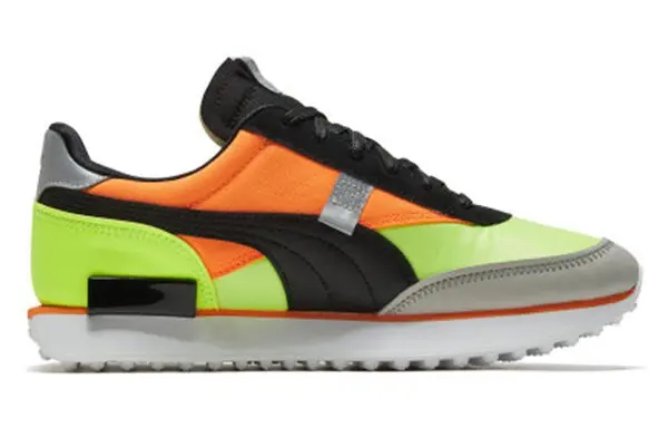 PUMA Future Rider "risk Alert" Sneakers - Orange/green