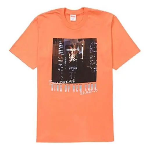 Supreme Christopher Walken King Of New York Tee - Orange