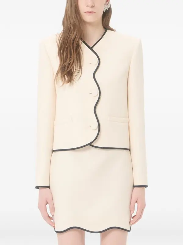 Valentino Garavani Wool And Silk Blend Jacket