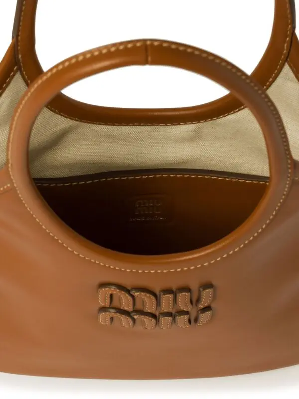 Miu Miu Ivy Leather Handbag - Multicolor