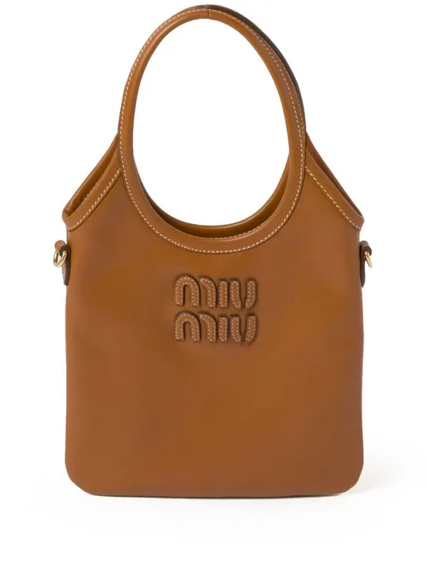 Miu Miu Ivy Leather Handbag - Multicolor