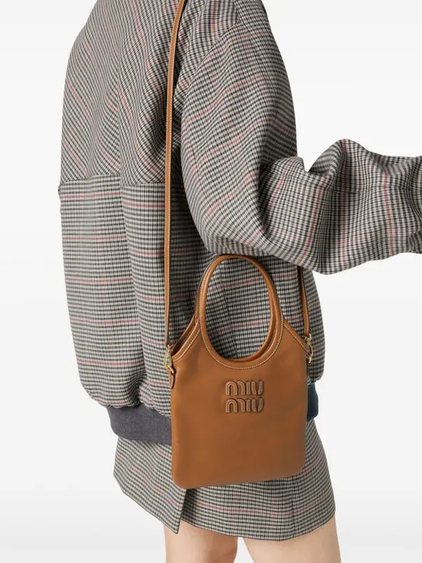 Miu Miu Ivy Leather Handbag - Multicolor