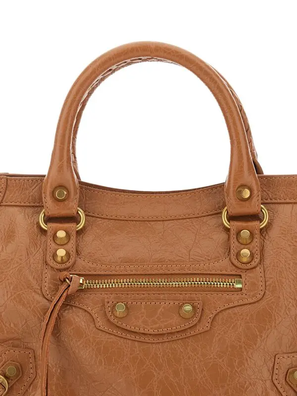 Balenciaga Le City Small Leather Handbag - Multicolor