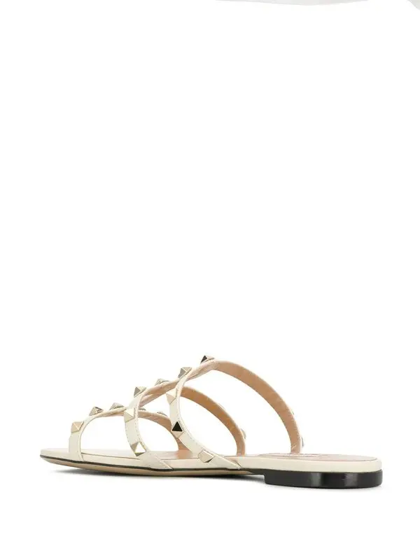 Valentino Garavani Rockstud Leather Sandals - Multicolor