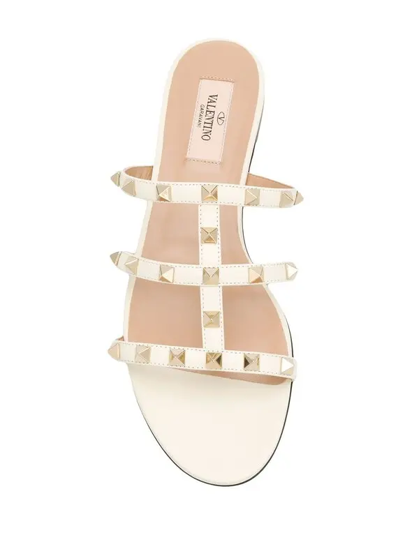 Valentino Garavani Rockstud Leather Sandals - Multicolor