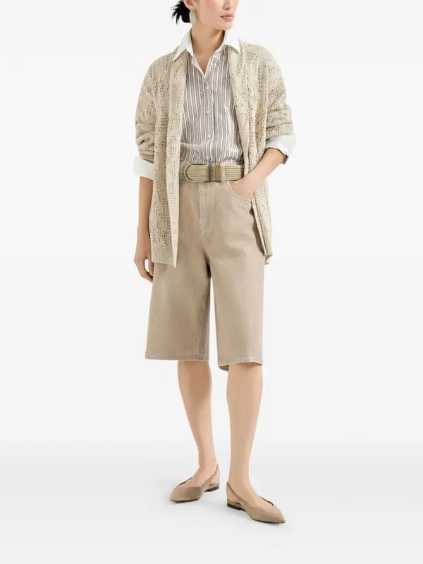 Brunello Cucinelli Striped Cotton Shirt