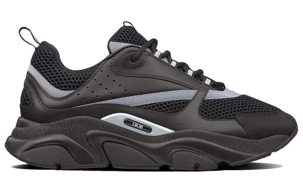 Dior B22 "black Silver" Sneakers - Black/silver