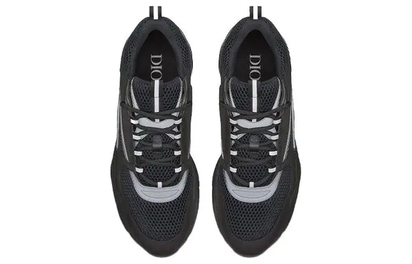 Dior B22 "black Silver" Sneakers - Black/silver