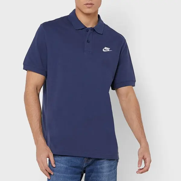 Nike Nsw Ce Polo Matchup Casual Sports Lapel Short Sleeve Polo Shirt - Blue