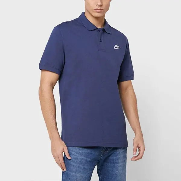 Nike Nsw Ce Polo Matchup Casual Sports Lapel Short Sleeve Polo Shirt - Blue