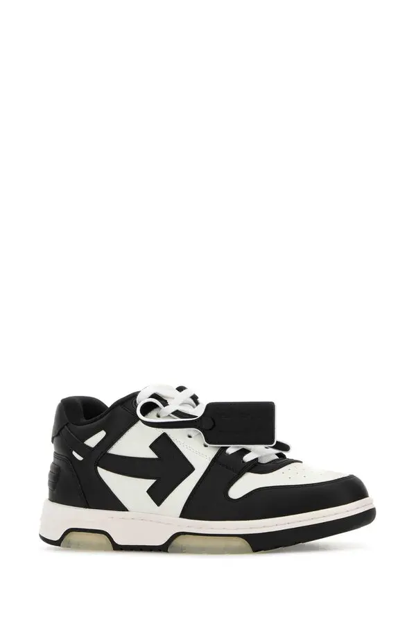 Off-White Two-tone Leather Out Of Office Sneakers - Multicolor