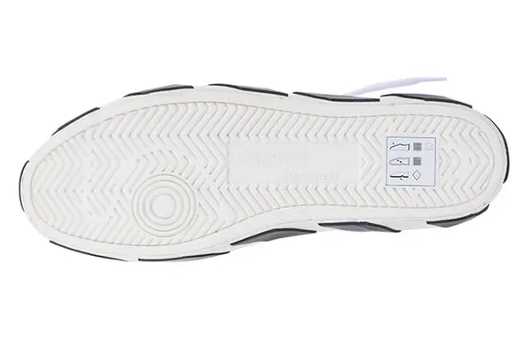 Off-White Mid Top Vulcanized Canvas Shoes - Black/white