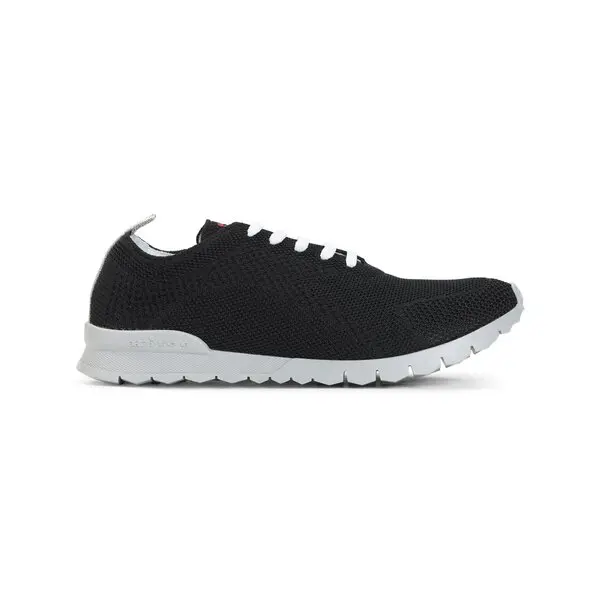 Kiton Lightweight Knit Sneakers - Black