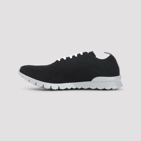 Kiton Lightweight Knit Sneakers - Black