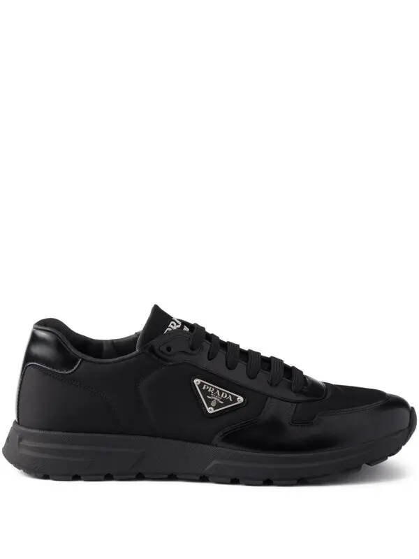 Prada Re-nylon And Leather Sneakers - Multicolor