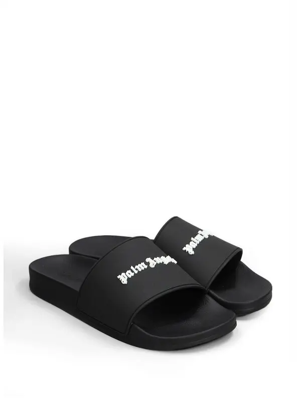 Palm Angels Logo Pool Slides - Multicolor