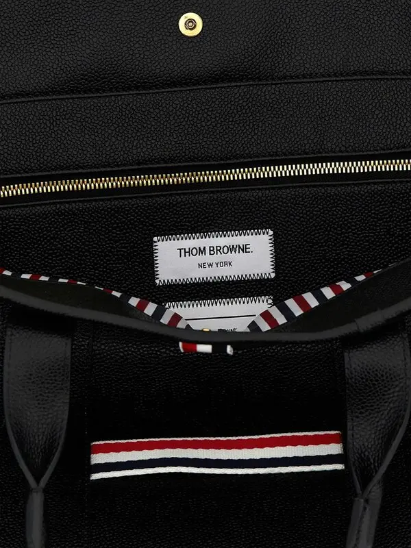 Thom Browne Leather Medium Tote Bag - Multicolor
