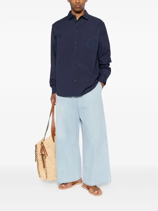 Loewe Cotton Blend Shirt - Multicolor