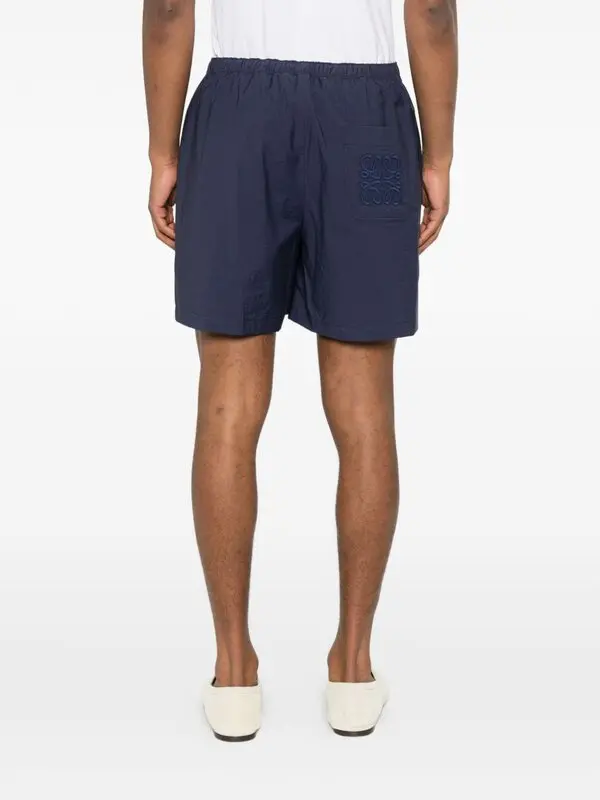 Loewe Cotton Blend Shorts - Multicolor