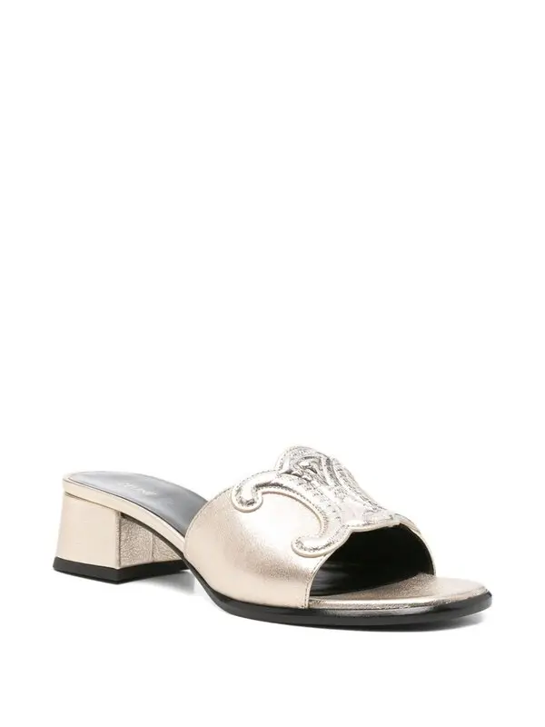 Celine Clemence Leather Mules