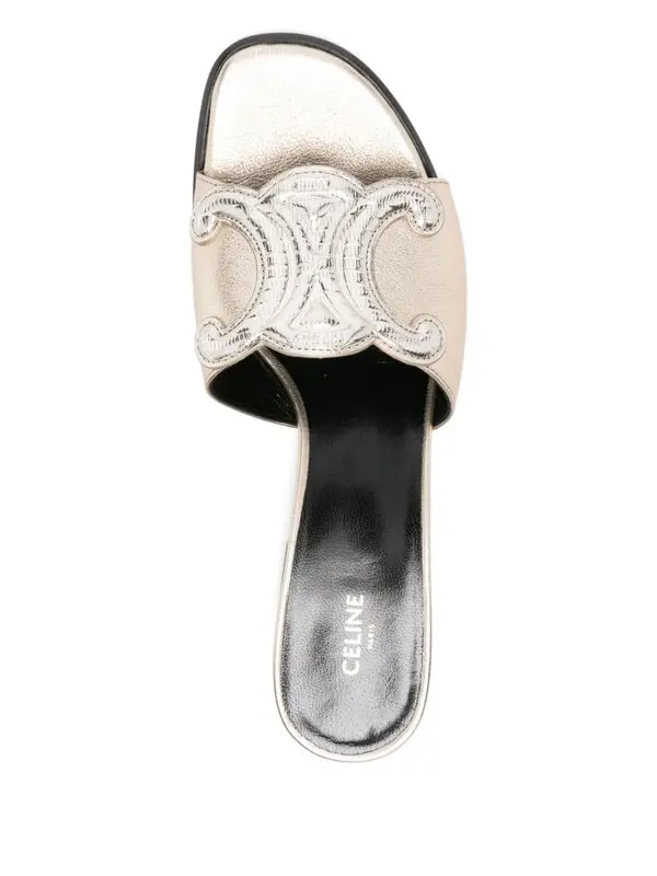 Celine Clemence Leather Mules
