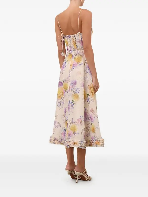 Zimmermann Luna Midi Dress - Multicolor