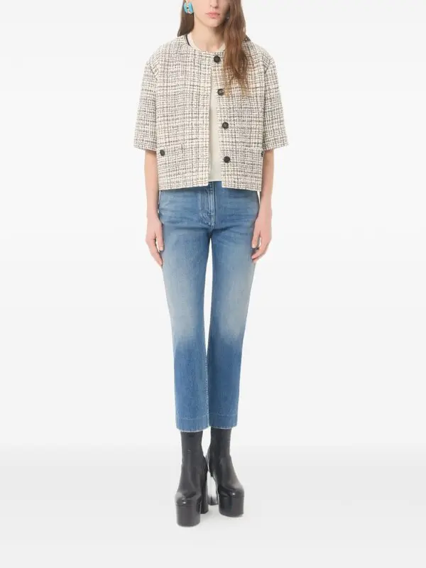 Valentino Garavani Wool Crewneck Sweater With Bow Detail - Multicolor