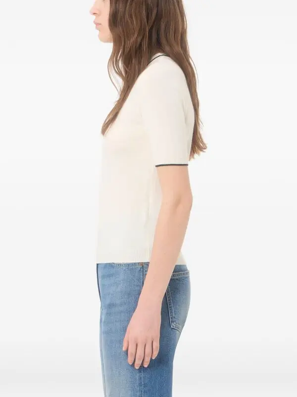 Valentino Garavani Wool Crewneck Sweater With Bow Detail - Multicolor