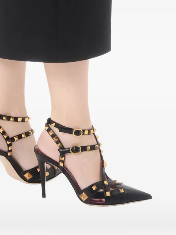 Valentino Garavani Studded Leather Pumps - Multicolor