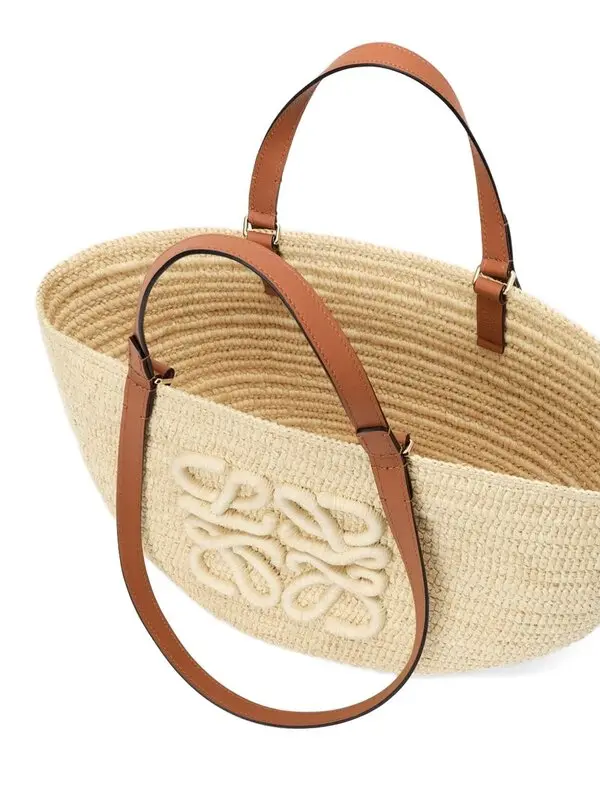 Loewe Eclipse Rafia Medium Tote - Multicolor