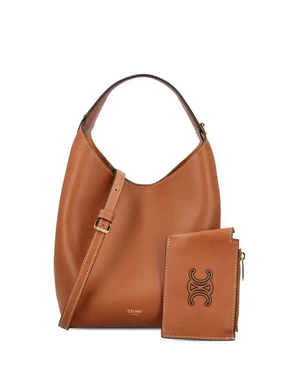 Celine Hobo Teen Leather Handbag - Multicolor