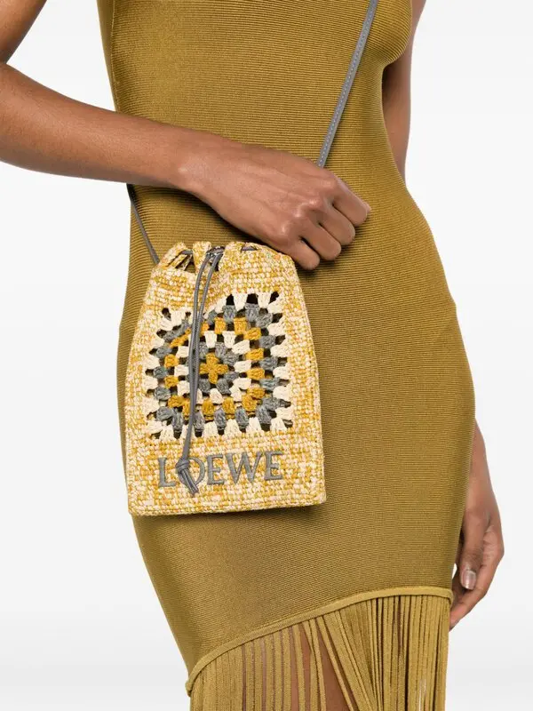 Loewe Crochet Knit Mini Bag - Multicolor