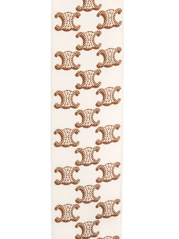 Celine Printed Silk Lavalliere