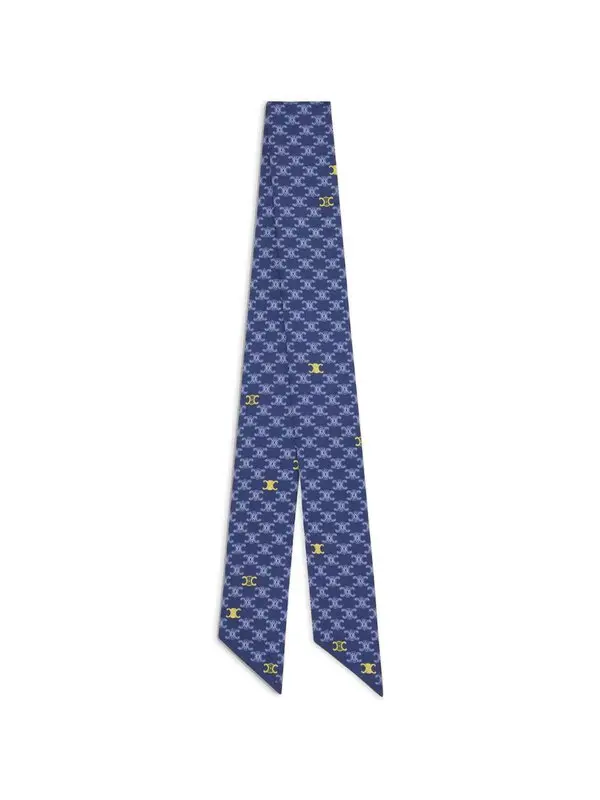 Celine Printed Silk Lavalliere - Multicolor