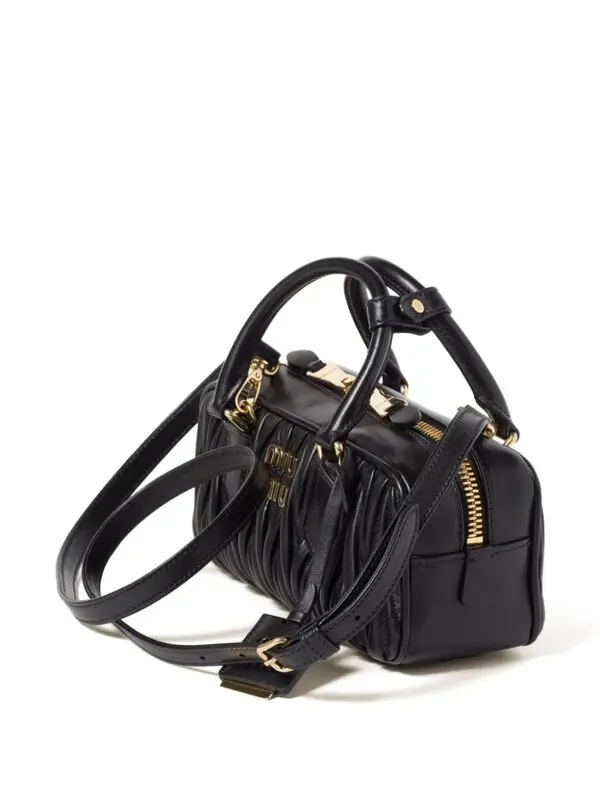 Miu Miu Arcadie Regular Leather Handbag - Multicolor
