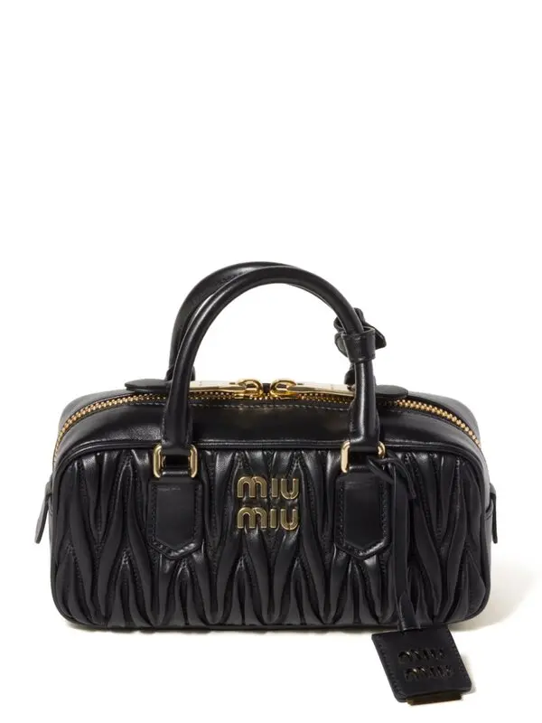 Miu Miu Arcadie Regular Leather Handbag - Multicolor
